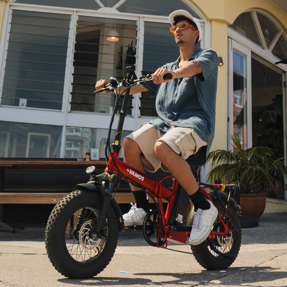 VAMOS El Doblez Folding E-Bike | Compact, Portable, and Versatile ...